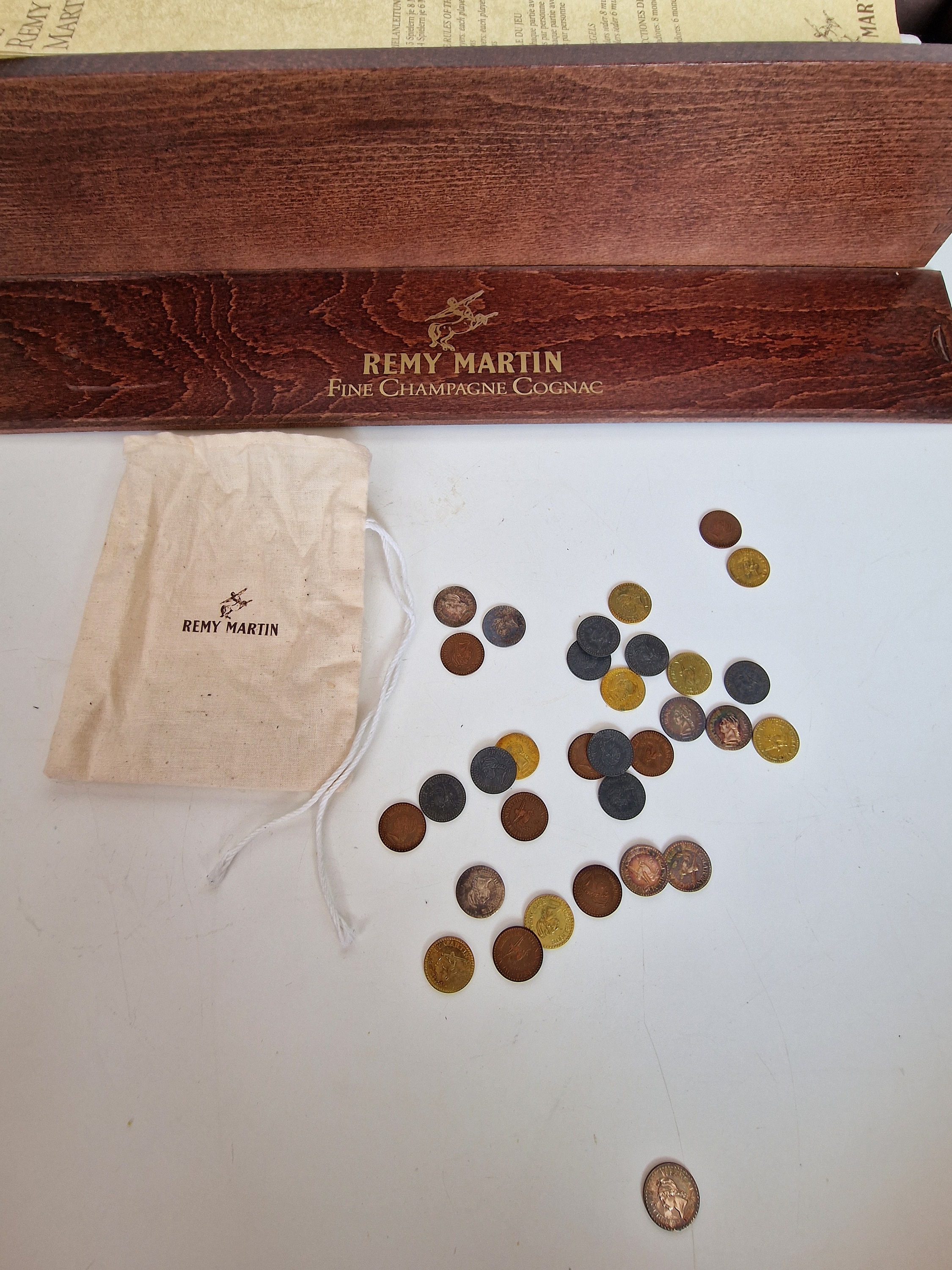 Remy Martin Board Game Rare With Coins in Wood Box Bordspel - Etsy ...