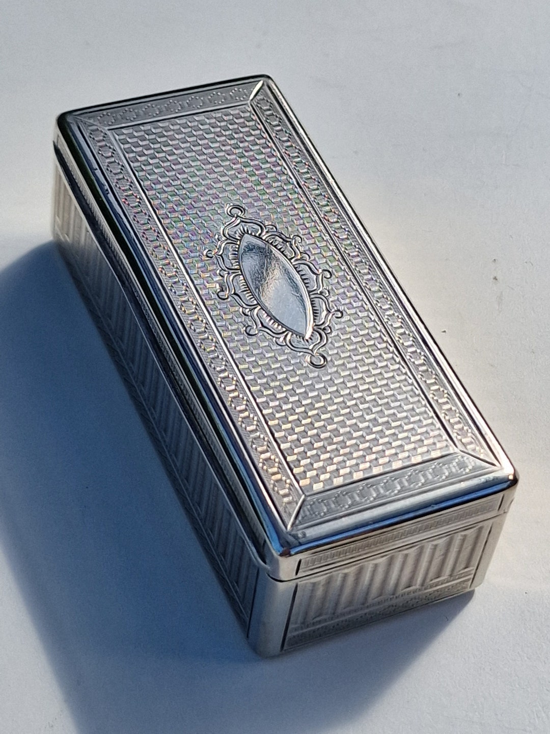 Zilveren Doos Antique Silver Box, Sniff Storage, Ring, Jewelry Art ...