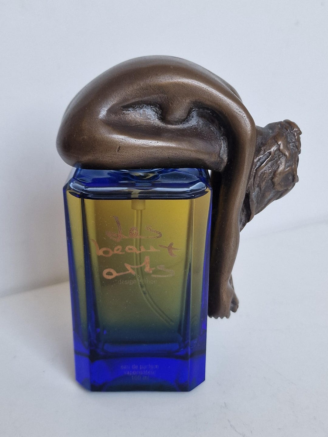 Bruno Bruni Bronze Sculpture, Figure on Perfume Bottle, Les Beaux Arts ...