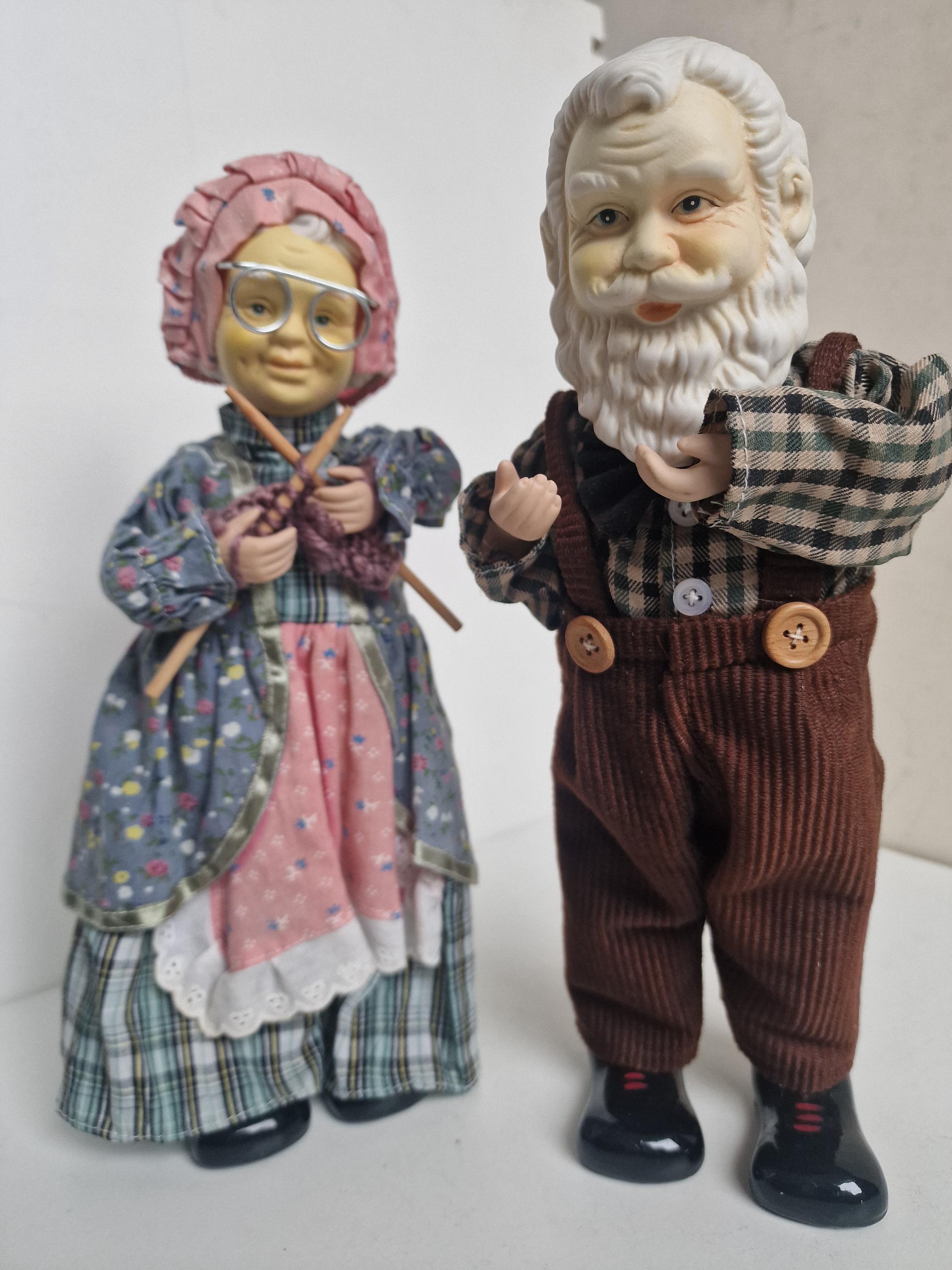 Vintage German Musical Porcelain Dolls, Erzgebirge Moving Gnomes, 1960s ...