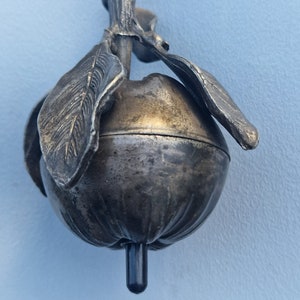 Antique Silver Art Nouveau Period Butler Bell With Electrical Push ...