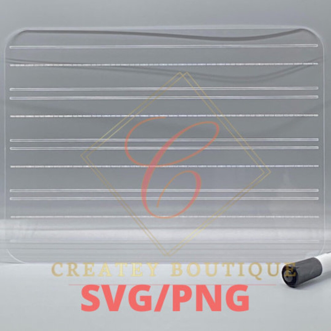 Blank Trace Learning Board SVG - Etsy