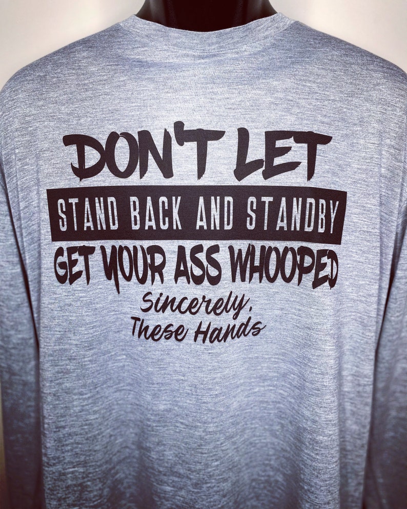 Stand Back and Standby SVG/PNG - Etsy