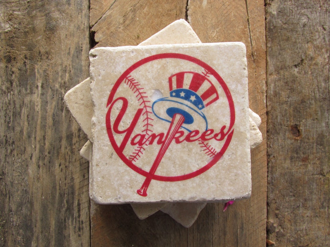 New York Yankees, Coaster Set, FREE SHIPPING Set of 4 Yankees Birthday ...