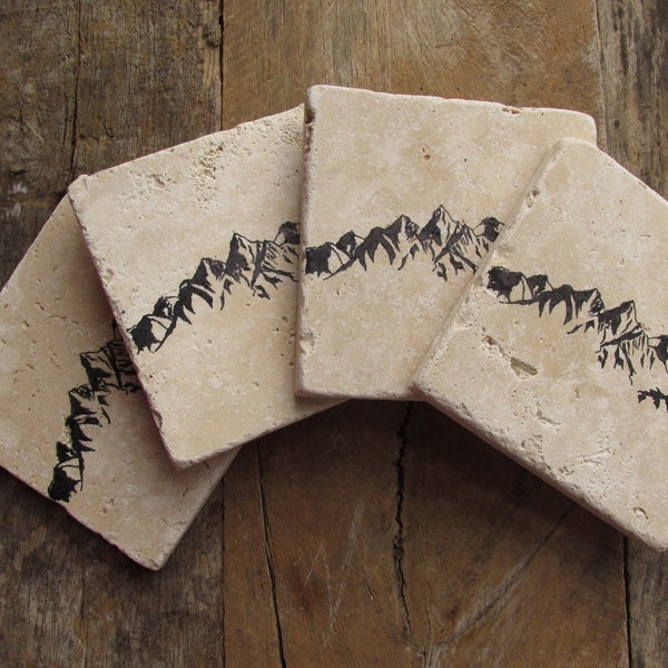 Log Cabin Coasters - Etsy