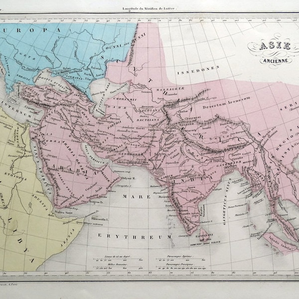 Ancient Asia Map - Etsy