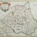 Antique Map DURHAM Robert Morden Original Vintage Hand Coloured Old ...