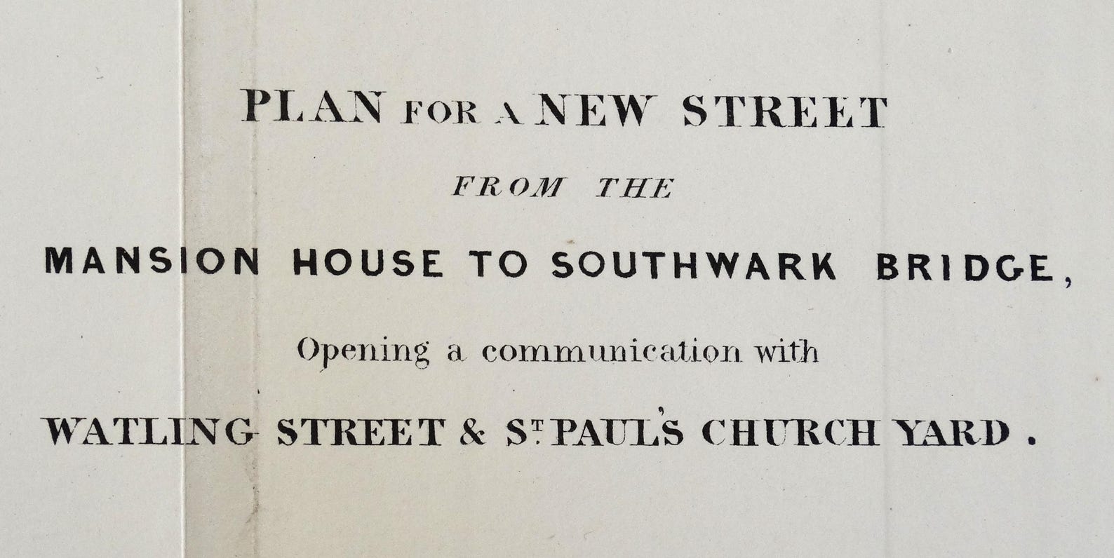 Antique Map LONDON City Street Planning, Mansion House,cheapside 1838 ...
