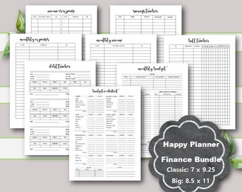 Budget planner book | Etsy