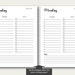2025 Daily Planner Printable, Dated Daily Planner Insert 2025, DO1P, A5 ...