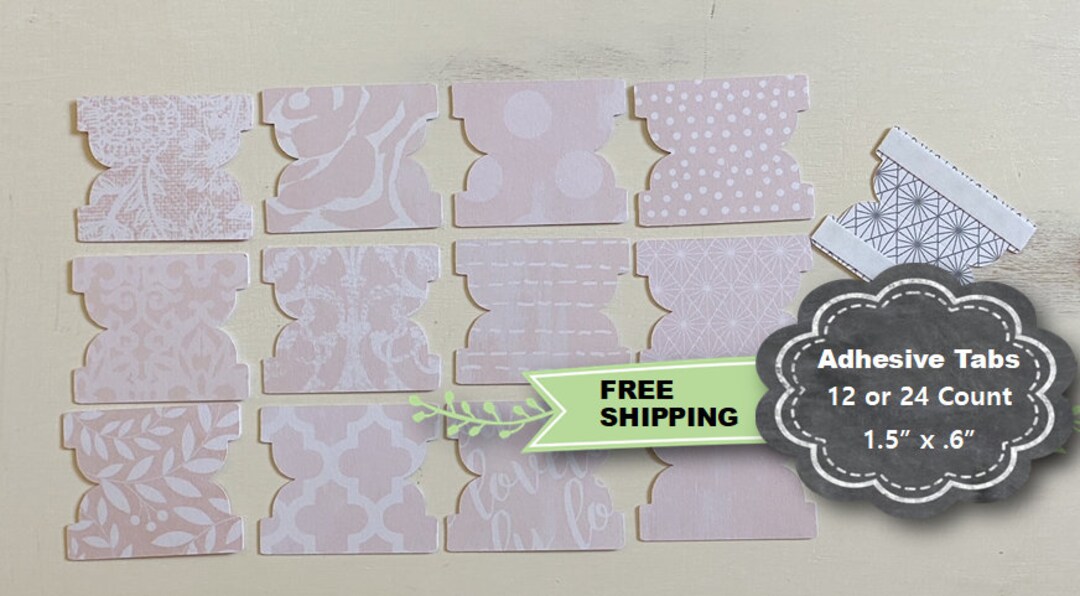 Planner Tabs, Adhesive Planner Tabs, Tabs for Planners, Divider Tabs ...
