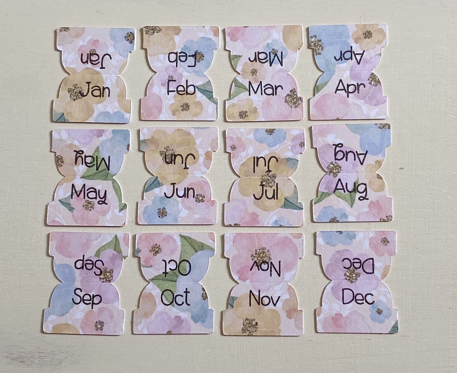 Monthly Planner Tabs Adhesive Planner Tabs Tabs for - Etsy