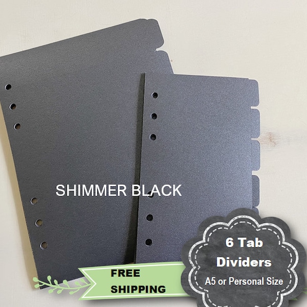 A5 Planner Dividers - Etsy