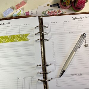 2023 Weekly Planner Printable Weekly Planner Insert 2023 | Etsy