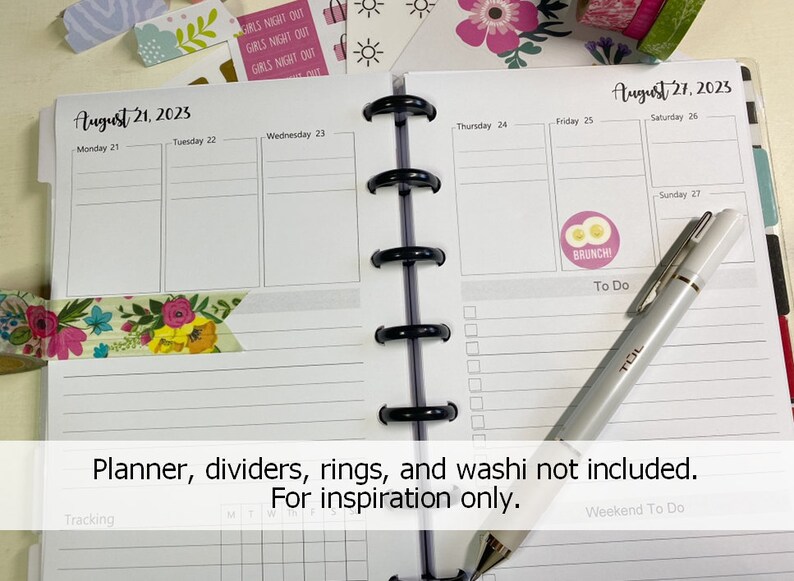 2024 Happy Planner Mini Weekly Printable Weekly Planner - Etsy