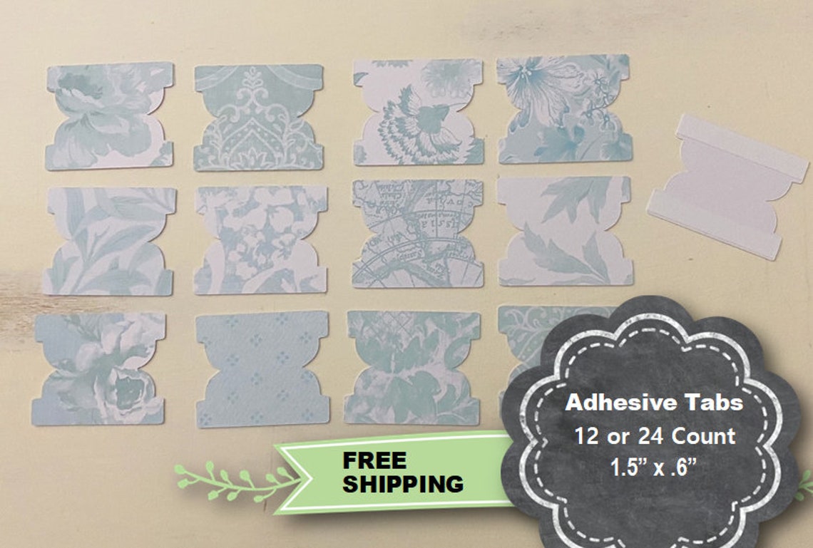 Planner Tabs, Adhesive Planner Tabs, Tabs for Planners, Divider Tabs ...