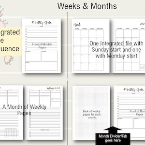 2024 Weekly Planner Printable, Weekly Planner Insert 2024, Weekly ...