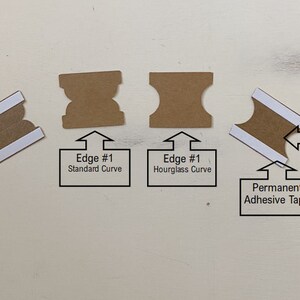 Craft Paper Planner Tabs Adhesive Planner Tabs Tabs for - Etsy