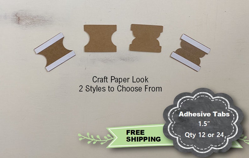 Craft Paper Planner Tabs Adhesive Planner Tabs Tabs for - Etsy