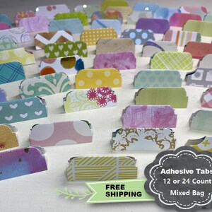 Planner Tabs Adhesive Planner Tabs Tabs for Planners | Etsy