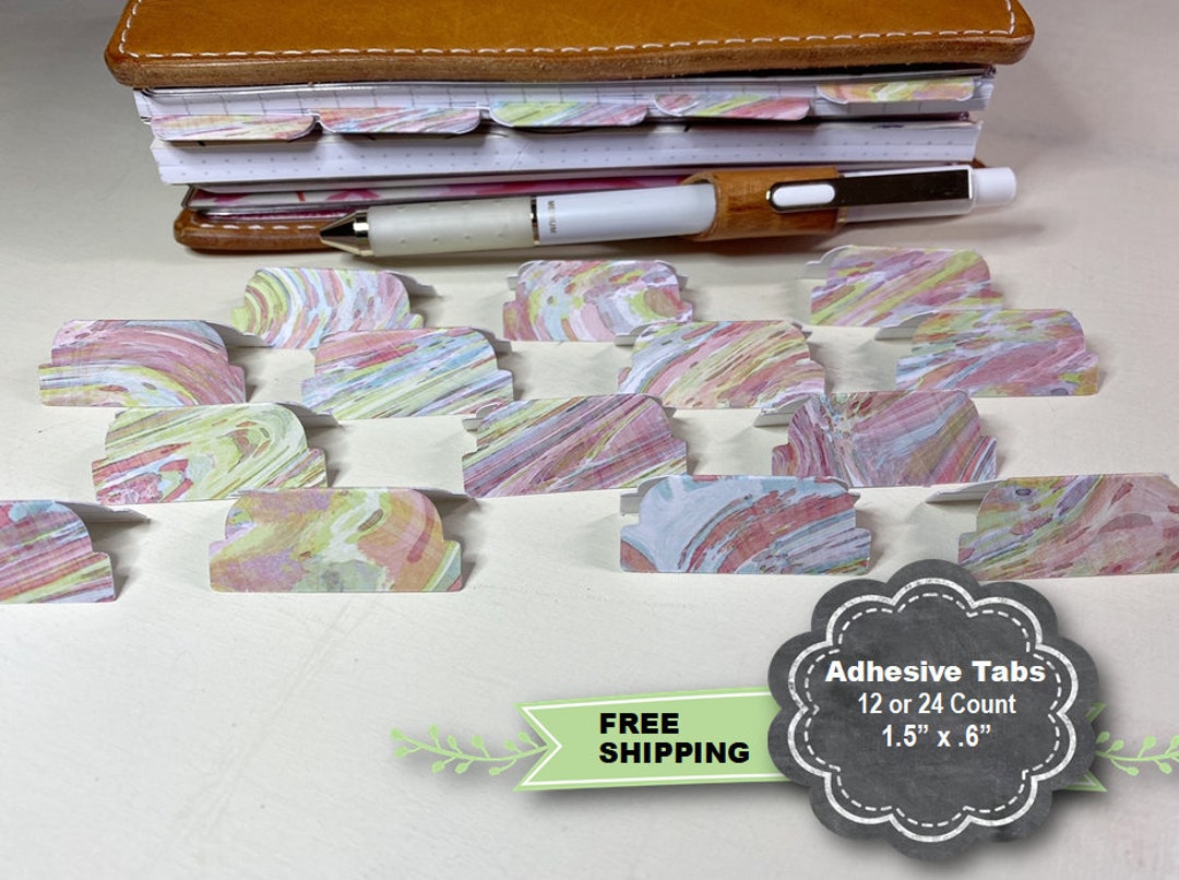 Planner Tabs Adhesive Planner Tabs Tabs for Planners - Etsy
