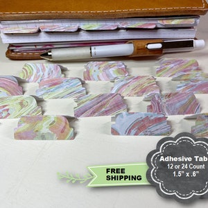 Planner Tabs Adhesive Planner Tabs Tabs for Planners - Etsy