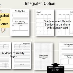 2023 Weekly Planner Printable Weekly Planner Insert 2023 | Etsy