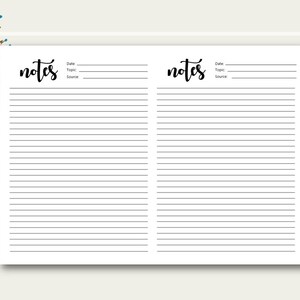 A5 TN Inserts Notes, B6 Tn Note Inserts, A5 Tn Grid Pages, A5 Travelers ...