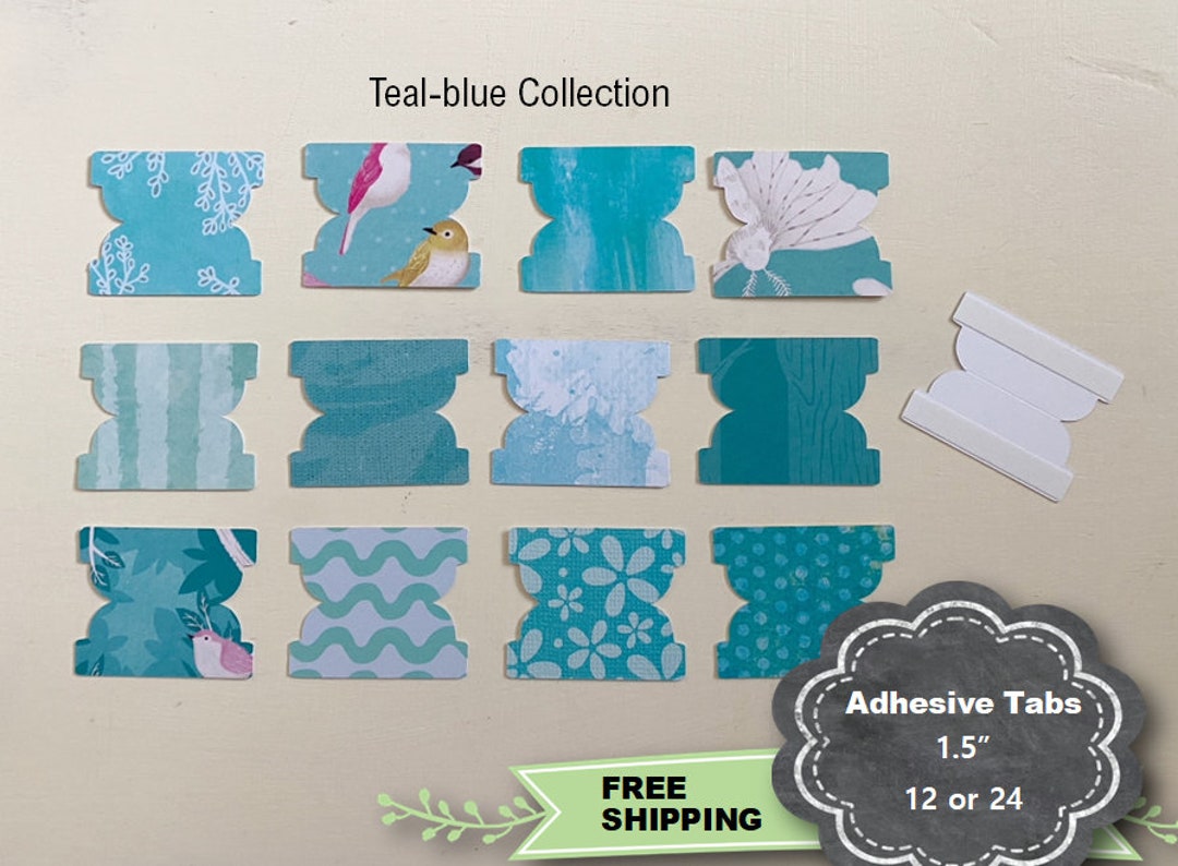 Planner Tabs, Adhesive Planner Tabs, Tabs for Planners, Divider Tabs ...