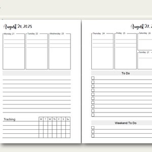 2023 Happy Planner Mini Weekly Printable Weekly Planner - Etsy