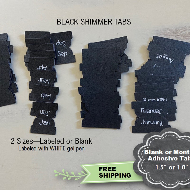 Monthly Planner Tabs - Etsy