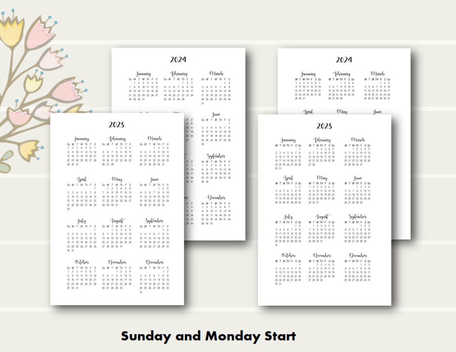 2023 Weekly Planner Printable Weekly Planner Insert 2023 - Etsy
