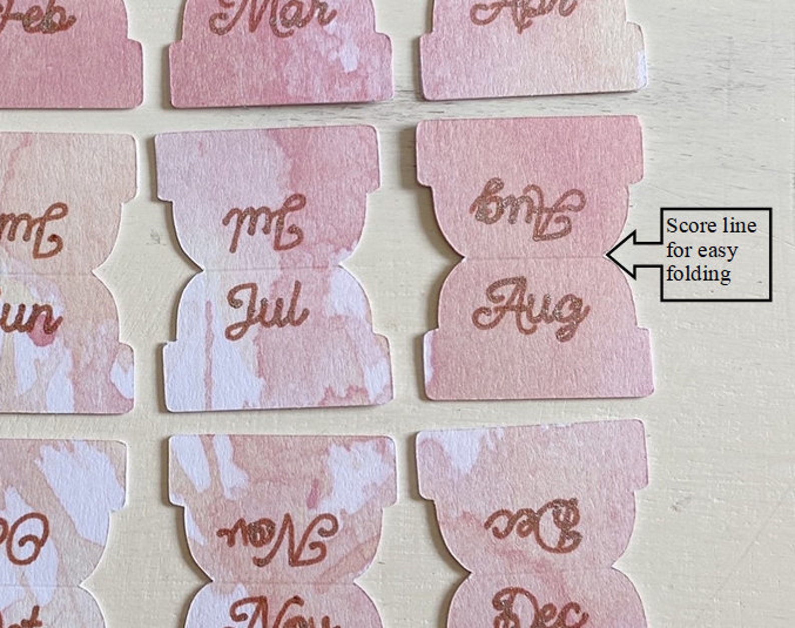 Monthly Planner Tabs Adhesive Planner Tabs Tabs for - Etsy