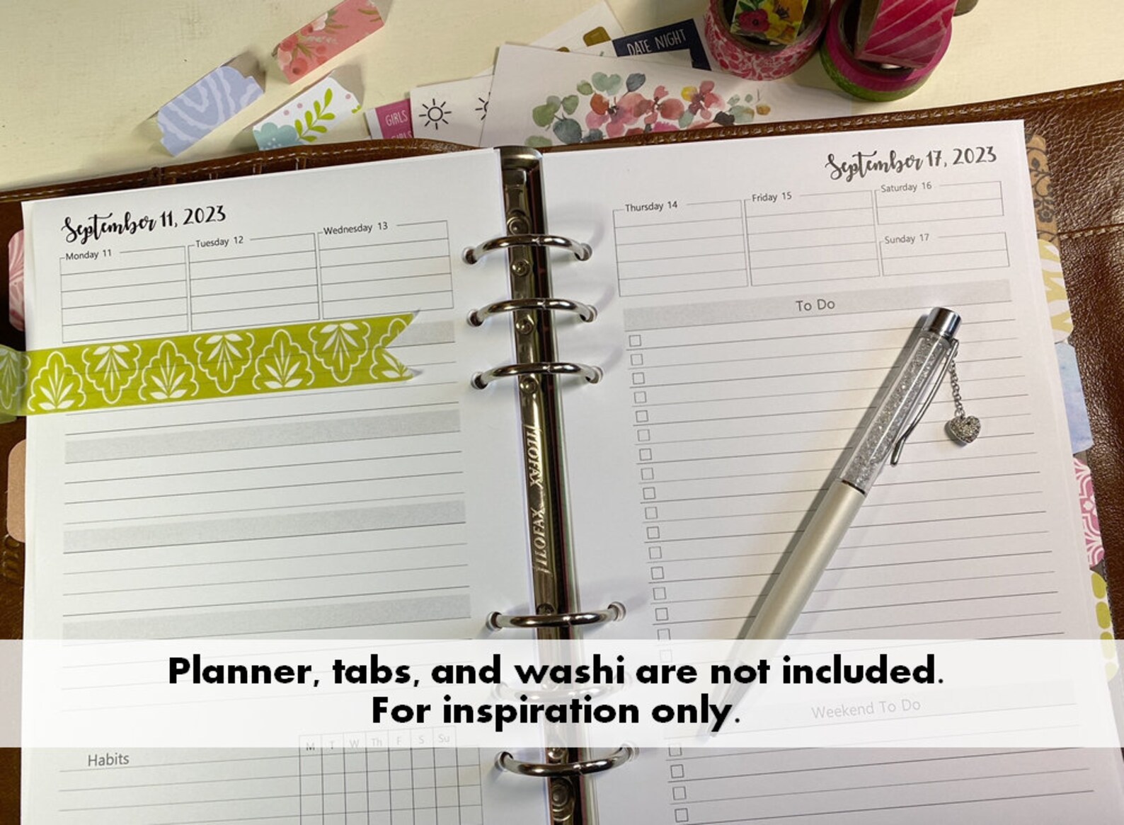 2024 Weekly Planner Printable Weekly Planner Printable 2024 - Etsy