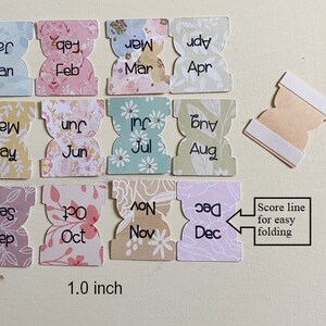 Monthly Planner Tabs, Adhesive Planner Tabs, Tabs for Planners, Divider ...