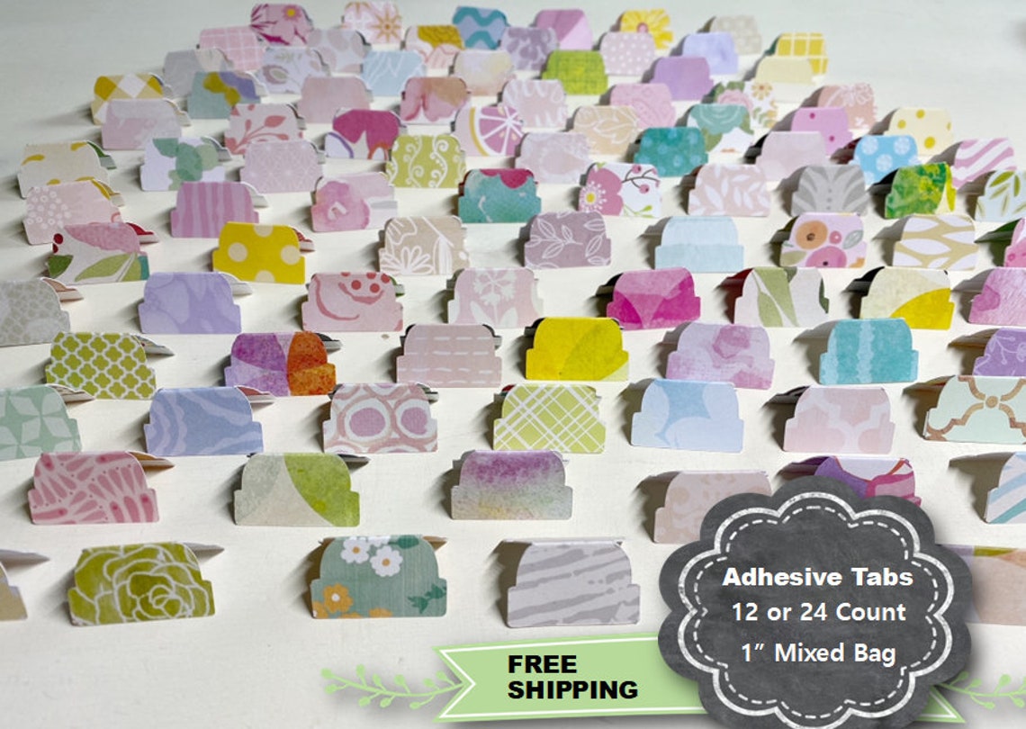 Planner Tabs Adhesive Planner Tabs Tabs for Planners - Etsy