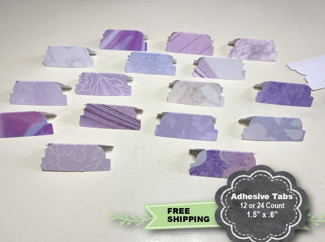 Planner Tabs Adhesive Planner Tabs Tabs for Planners - Etsy