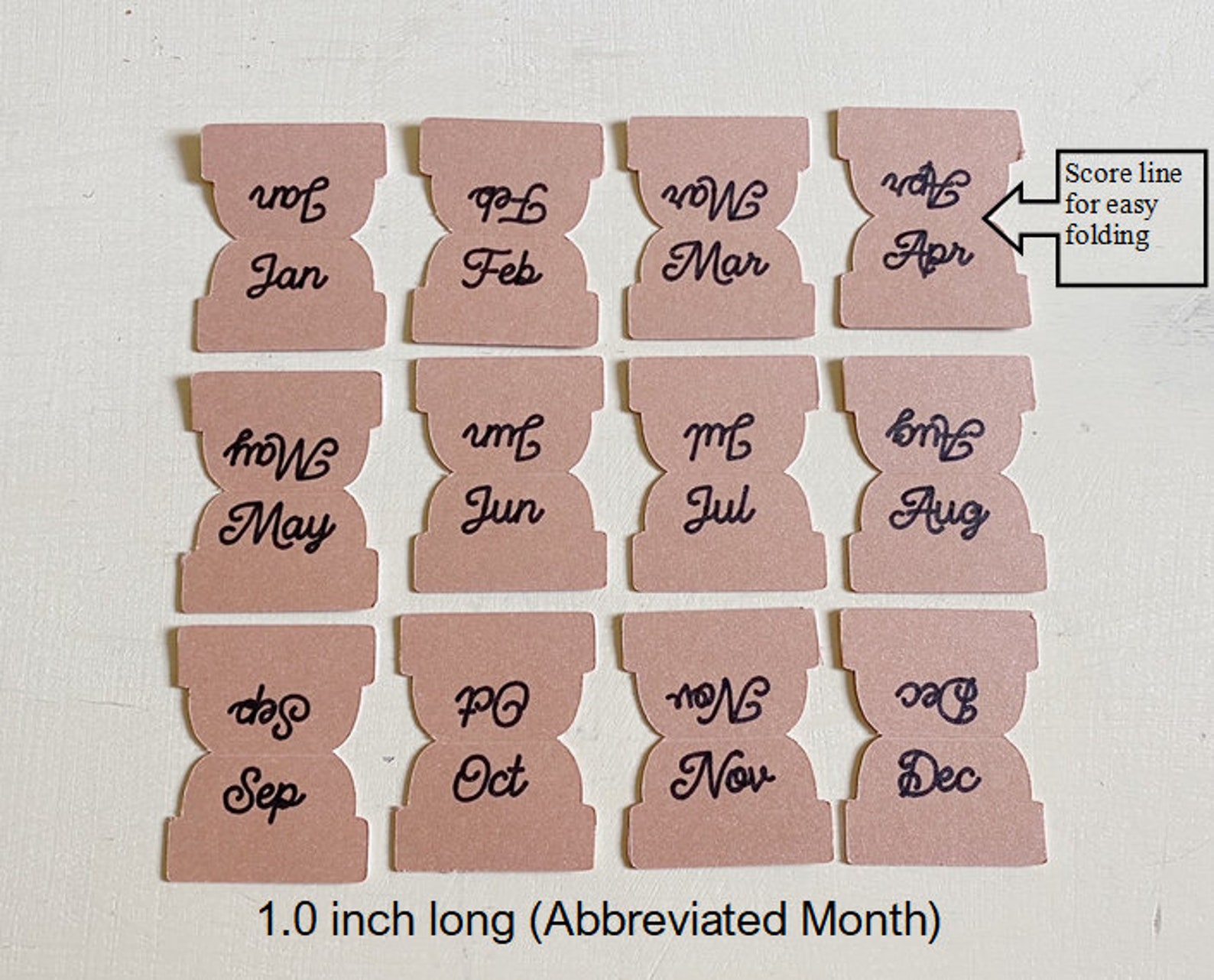 Pre-labeled Monthly Planner Tabs, Adhesive Planner Tabs, Tabs for ...