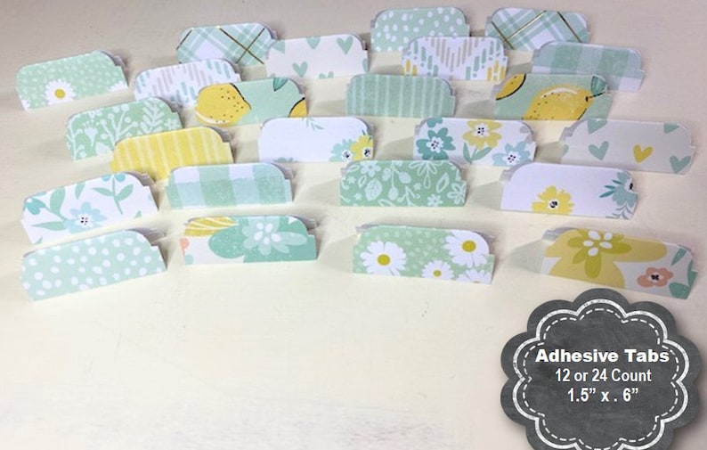 Planner Tabs Adhesive Planner Tabs Tabs for Planners - Etsy