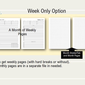 2023 Weekly Planner Printable Weekly Planner Insert 2023 | Etsy