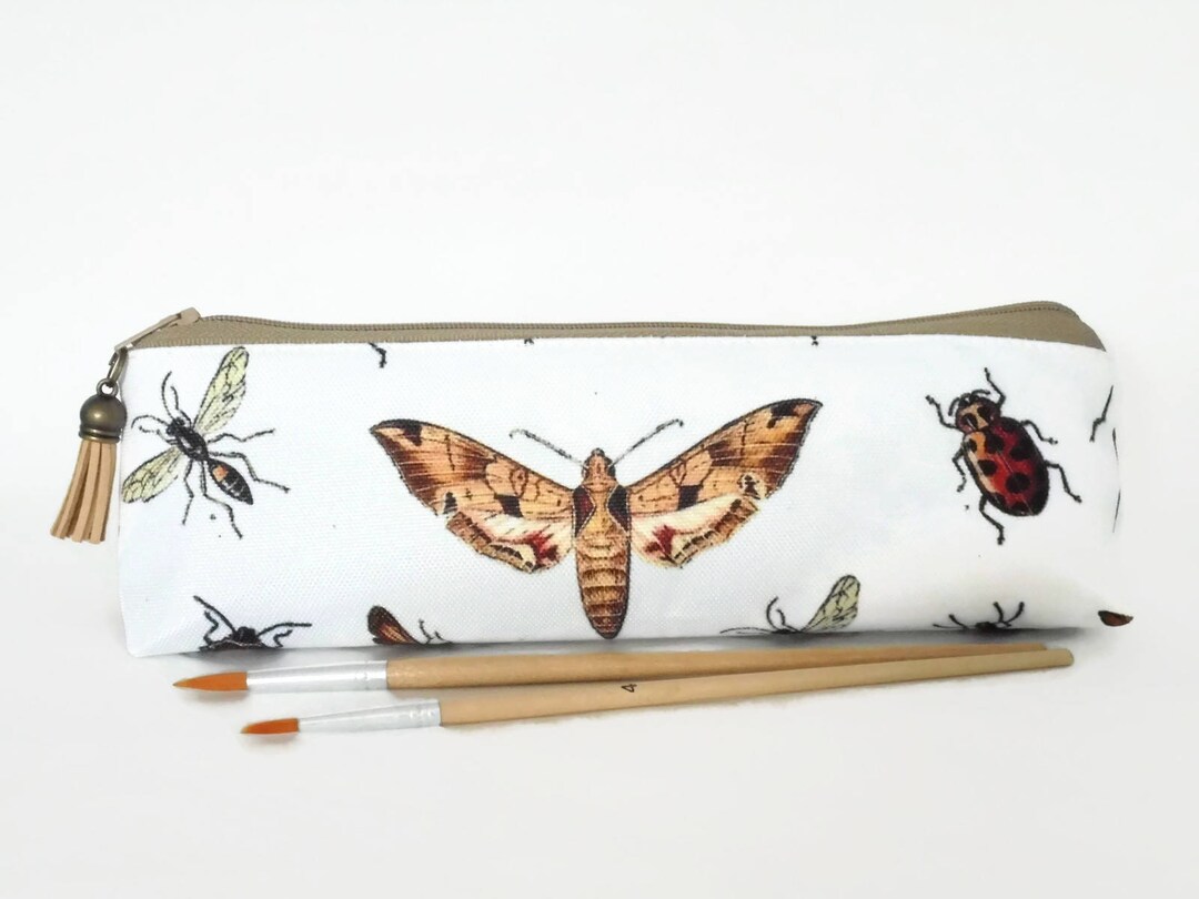 Art Gifts, Insect Print, Pencil Pouch, Brush Bag, Art Gift, Student ...
