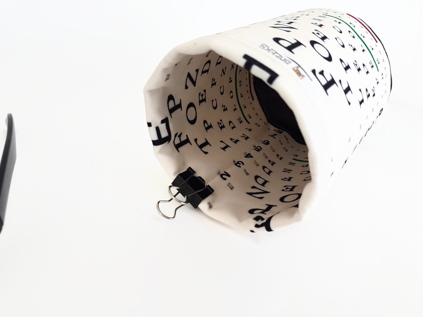 Glasses Caddy,eye Chart Caddy,vintage Eye Chart Storage Pots,wall Grid ...