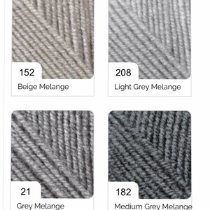 Yarn ALIZE SUPERLANA MIDI Yarn Wool Yarn Multicolor Yarn | Etsy