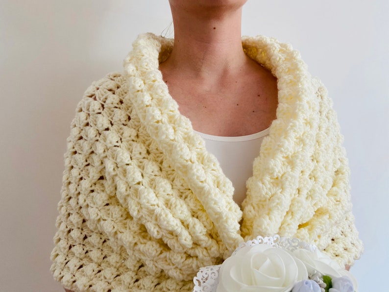 White Wedding Shrug Bolero Beige Bride Fuzzy Shawl Faux Fur | Etsy