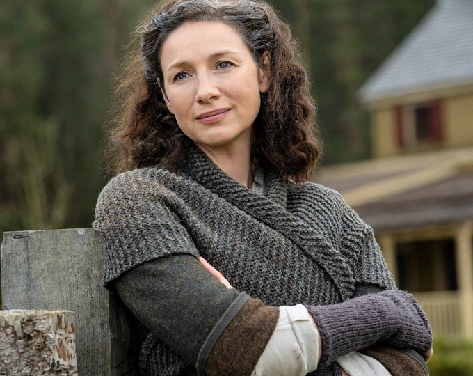 Outlander Shawl Triangle Scarf Handmade Wrap Shawl Claire Fraser STARZ ...