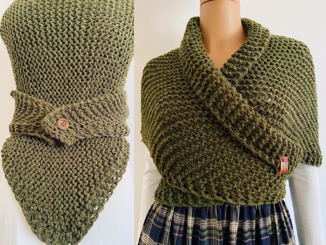 From USA Outlander Shawl, Alpaca Shoulder Wrap, Claire's Sassenach Hand ...