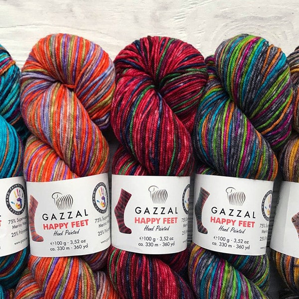 Multicolor Wool Yarn - Etsy