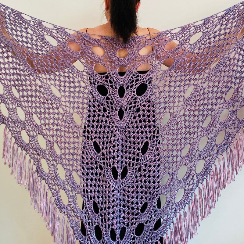 Lilac Shawl - Etsy