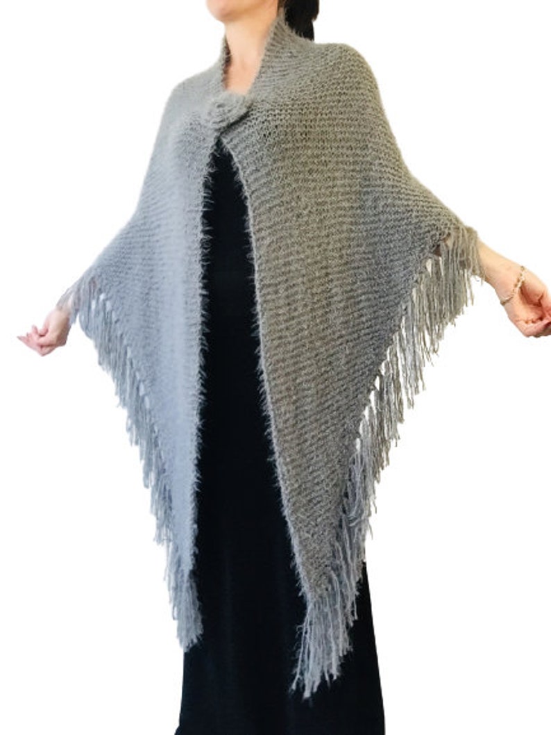 Dark Green Fuzzy Shawl Fur Shawl Wedding Faux Wrap Champagne | Etsy