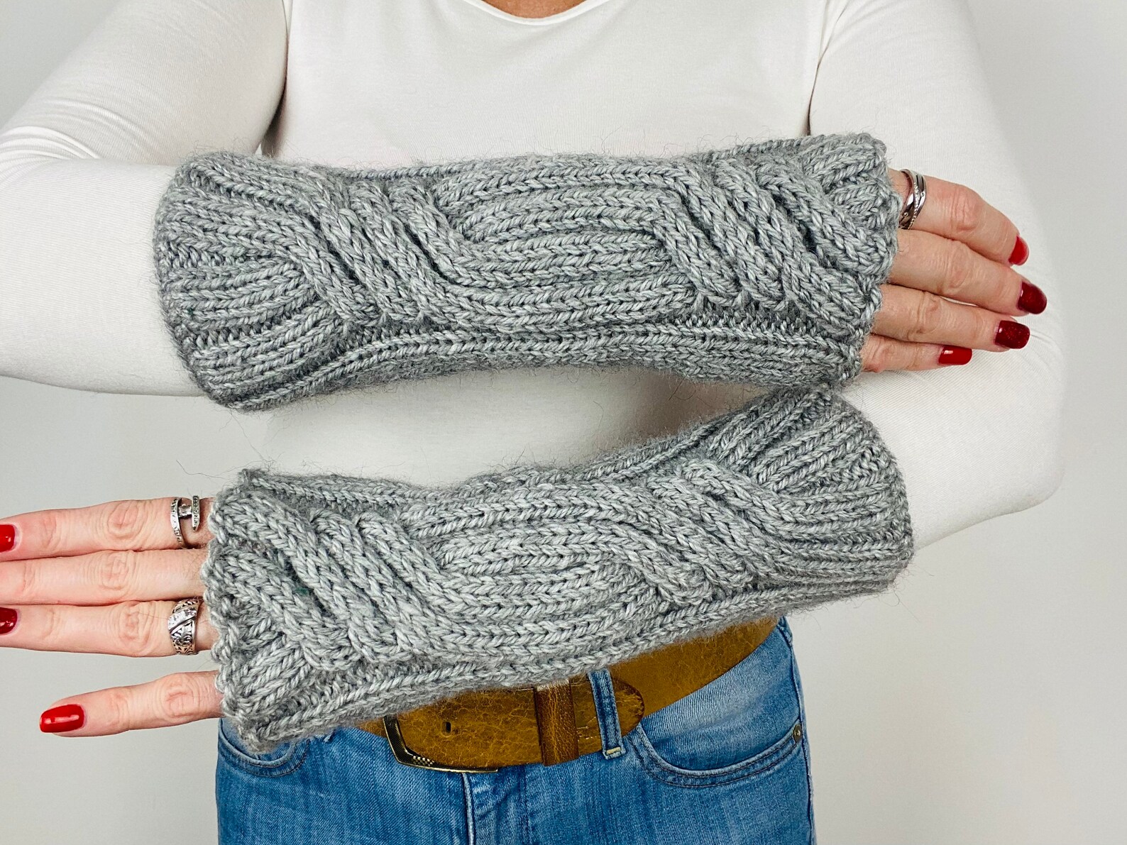 Claire Outlander Fingerless Gloves Claire's Gloves Celtic | Etsy